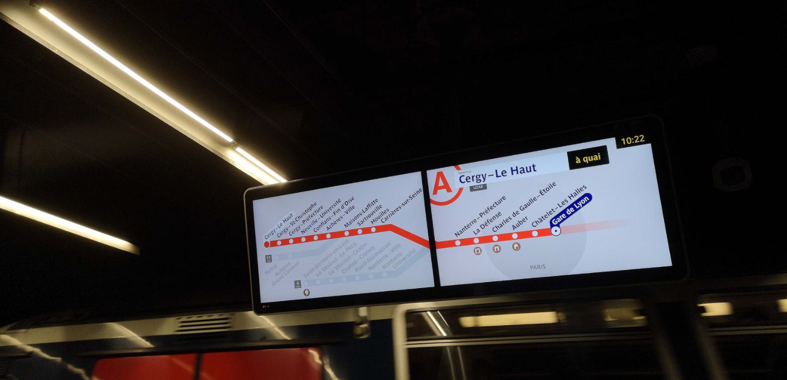 Les PAD : vos nouveaux écrans d'affichage en gare